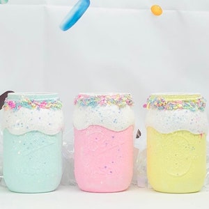 Pint Candy Land Decor Gumdrop Mountain Sprinkle Vase Jar - Etsy