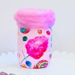 Quart and Pint Cotton Candy Land Decor Gumdrop Mountain Sprinkle Vase ...