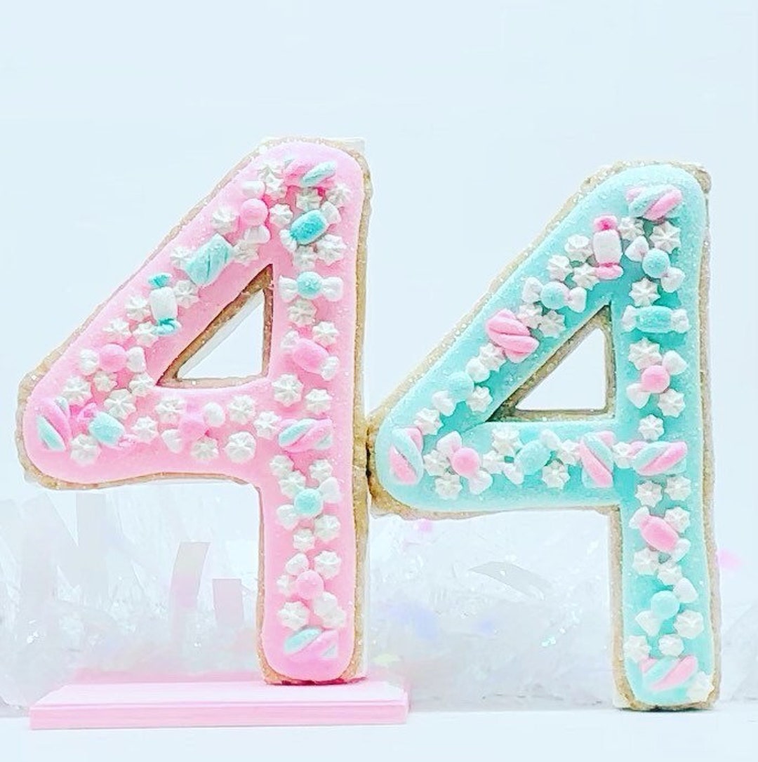 Candy Land Birthday Four 4 Photo Prop Candy Sweets Party Number Sign ...