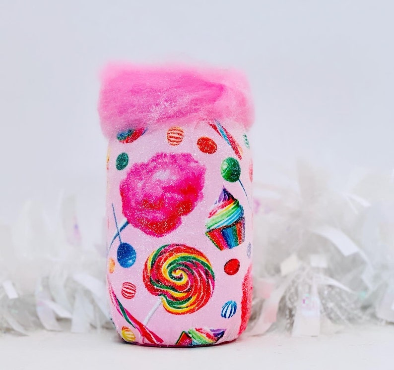 Quart and Pint Cotton Candy Land Decor Gumdrop Mountain Sprinkle Vase ...