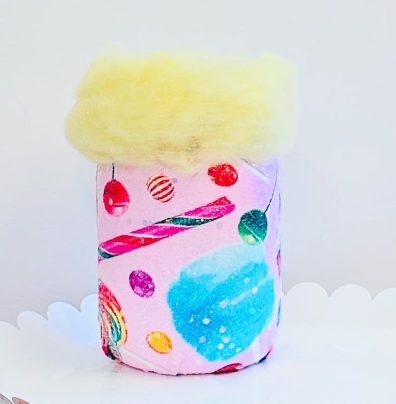 Quart and Pint Cotton Candy Land Decor Gumdrop Mountain Sprinkle Vase ...