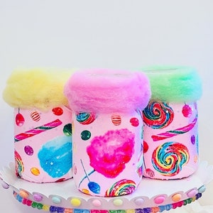 Quart and Pint Cotton Candy Land Decor Gumdrop Mountain Sprinkle Vase ...