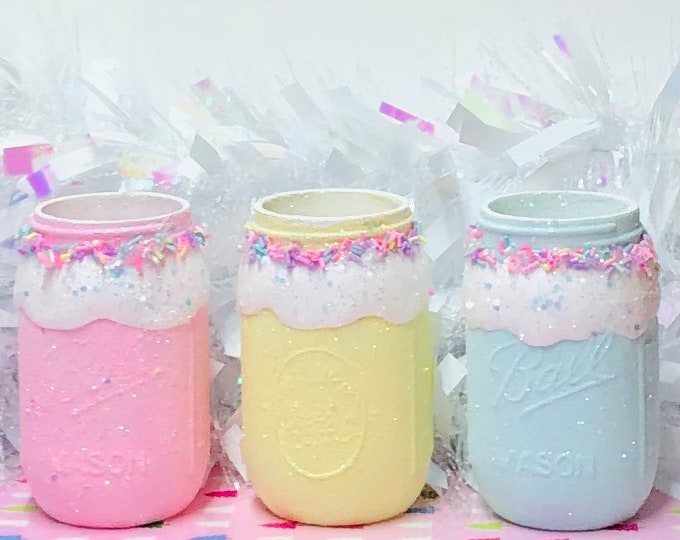 Pint Candy Land Decor Gumdrop Mountain Sprinkle Vase Jar - Etsy