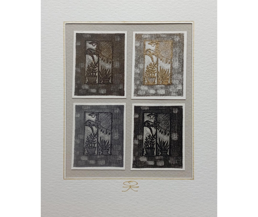 Miniature Collectible Painting, Original Graphic Art for Collecting ...