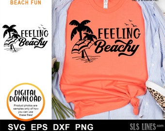 Feeling Beachy Svg - Etsy