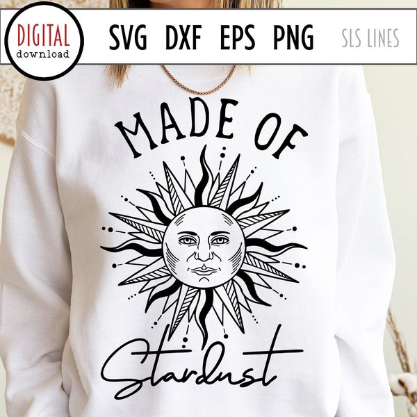 Made of Stardust Svg - Etsy
