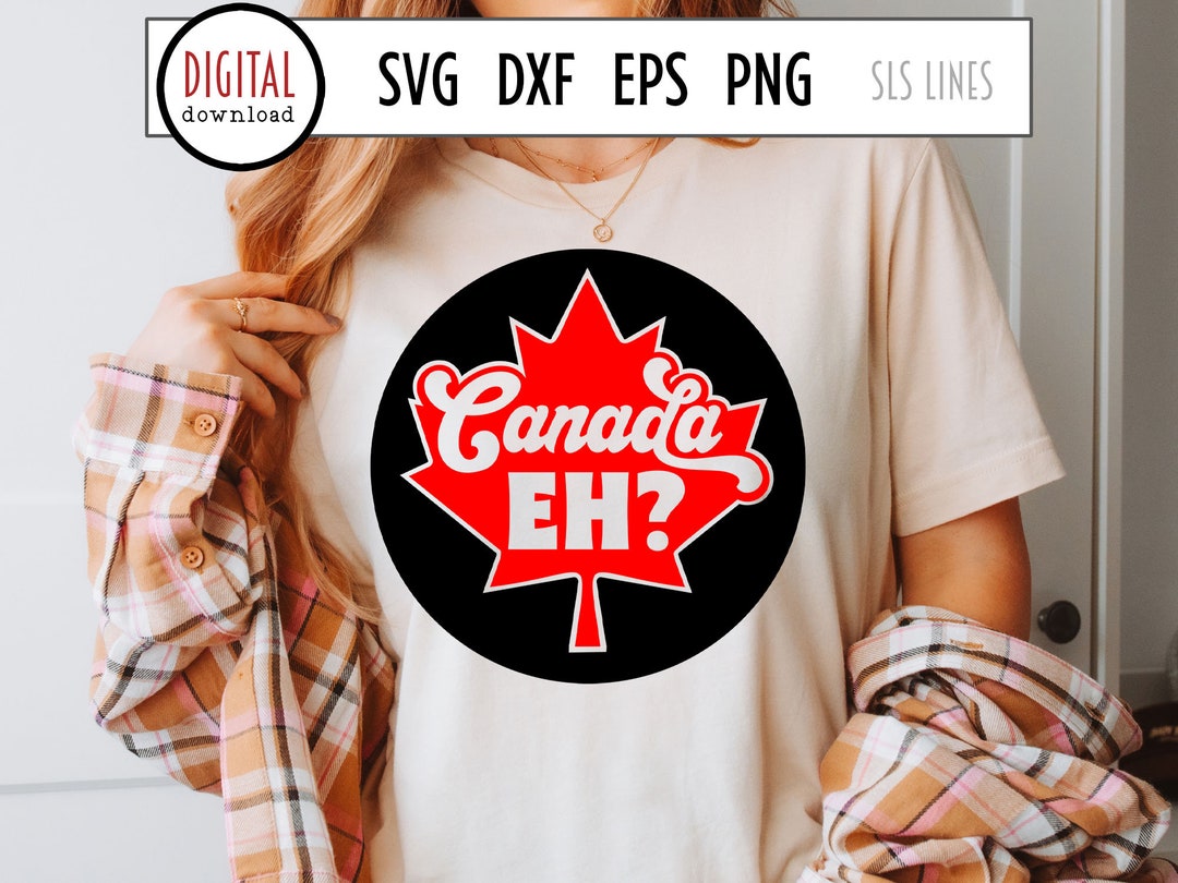 Canada Day SVG, Canadian SVG, Maple Leaf Puck, Canada Eh SVG, Cut File ...