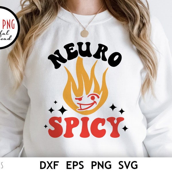 Neuro Spicy Svg - Etsy Canada
