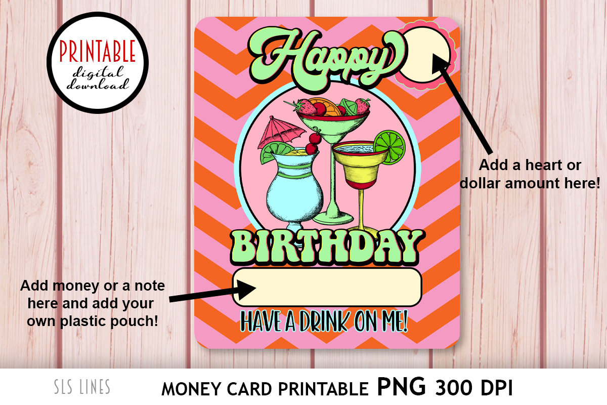 Printable Money Card for Adults Gift Card Digital Gift Card - Etsy