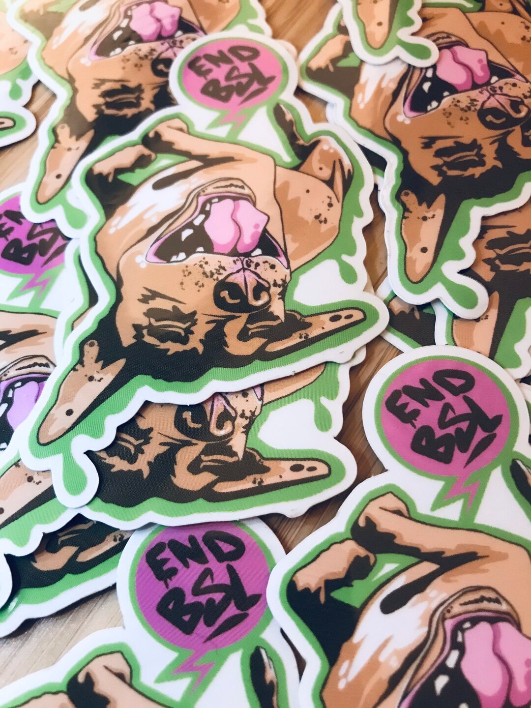 XL Bull Bully Breed Dog Sticker Decal Graffiti End BSL - Etsy UK