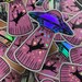 Flailing Cat / UFO Abduction Sticker Holographic Decal Graffiti - Etsy