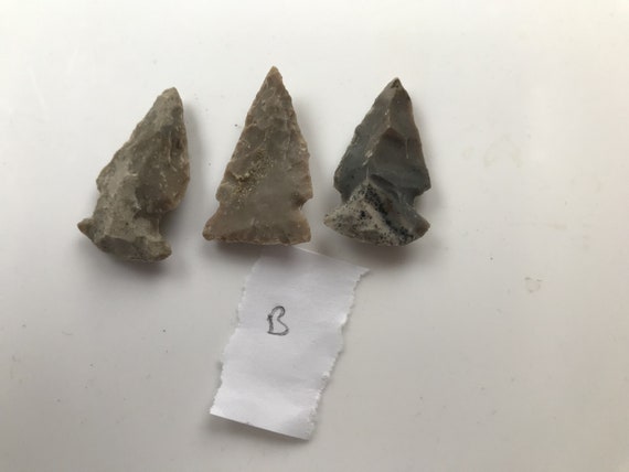 Arrowheads hand knapped genuine flint H Jewelry Making & Beading Craft ...