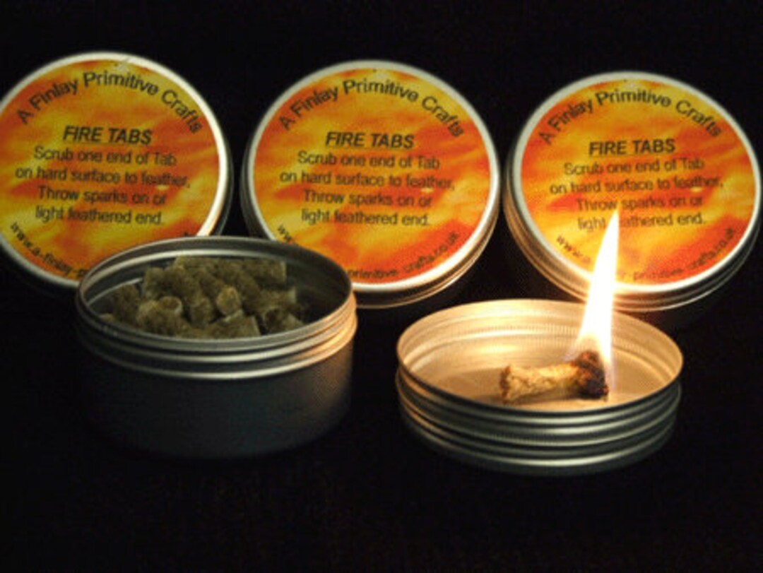 Fire Tabs for Use in Fire Lighting in Extreme Conditions, Camping ...