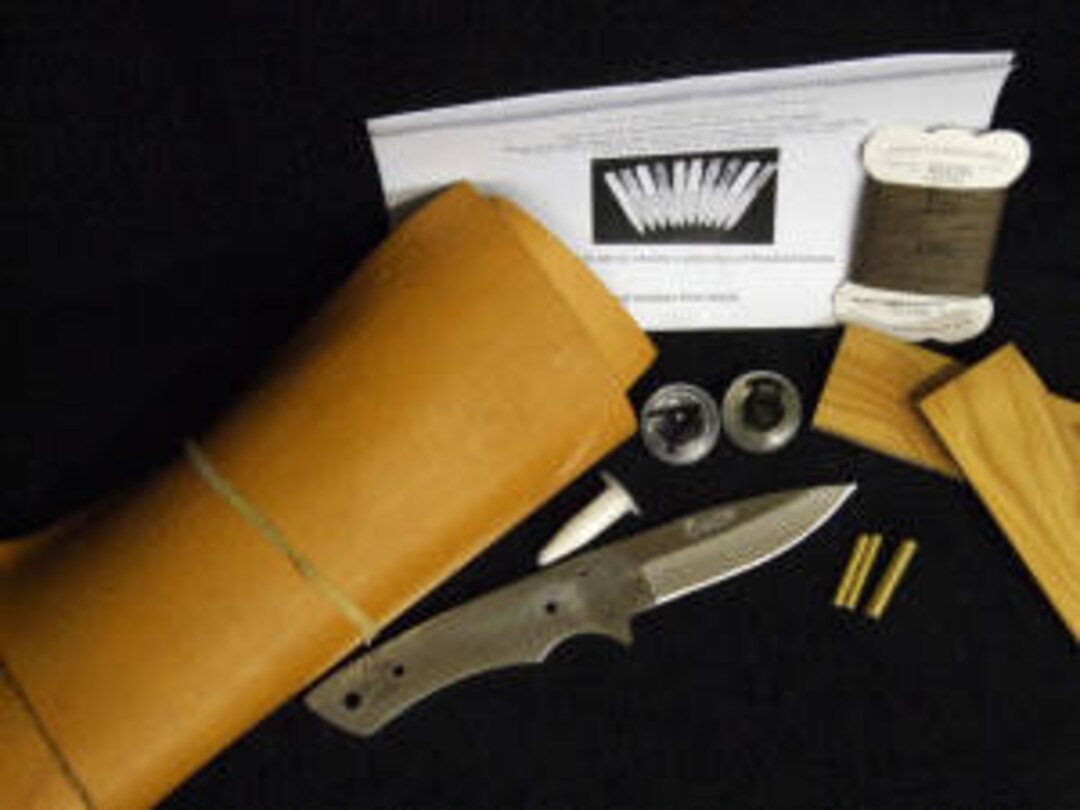Bushcraft Hunting 01 Tool Steel DIY Knifemaking Kit, Camping Knife ...
