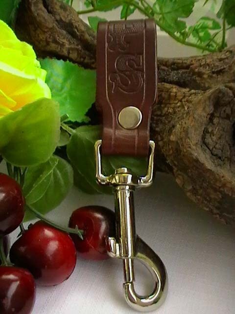 Handmade Spring Clasp Leather Belt Loop Lanyard Key Holder - Etsy