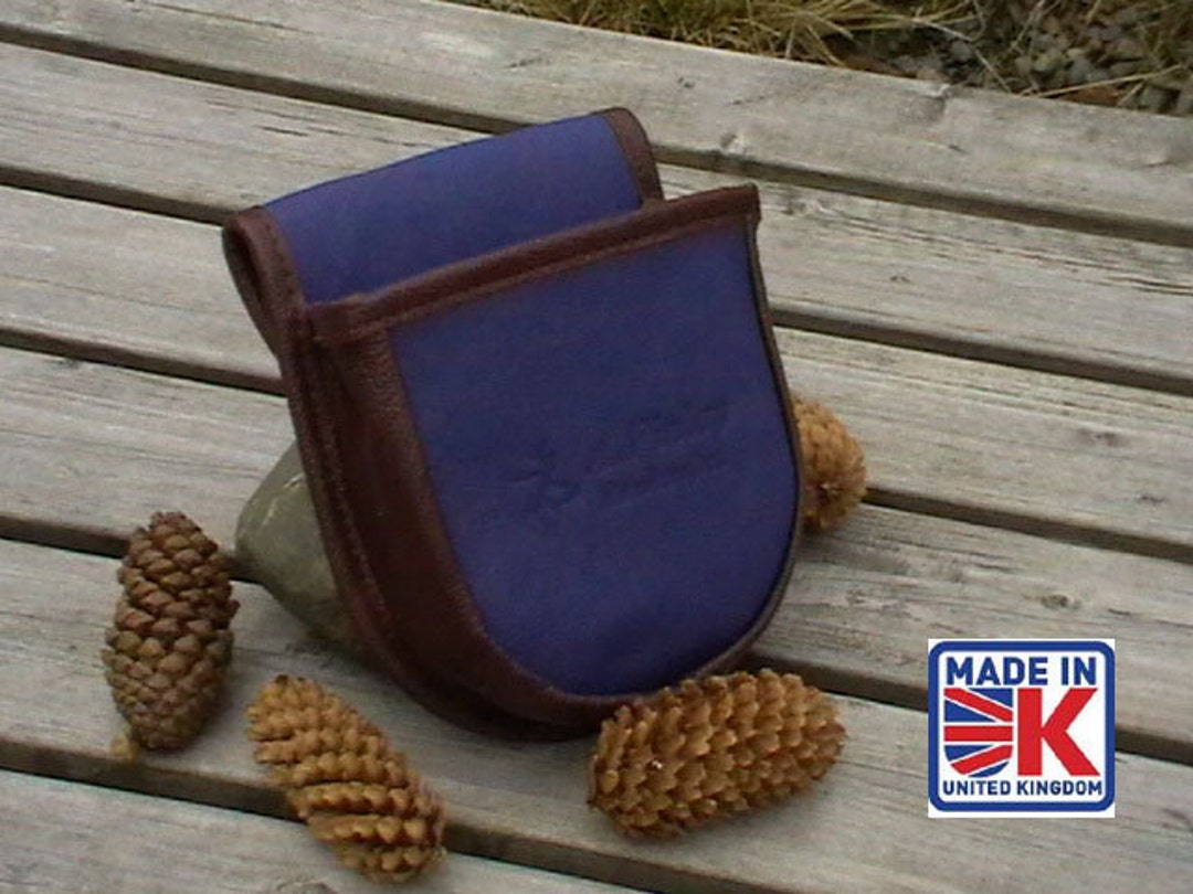 Leather Shooting Cartridge Bag Pouch Clay Pigeon Skeet Shell Shooters ...