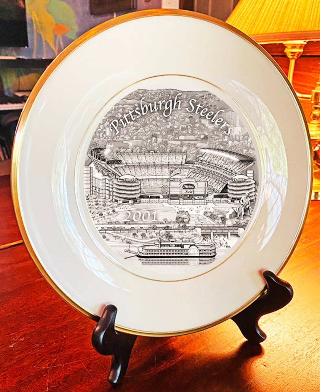 Steelers Heinz Field Commemorative Lenox Plate; Limited Edition ...