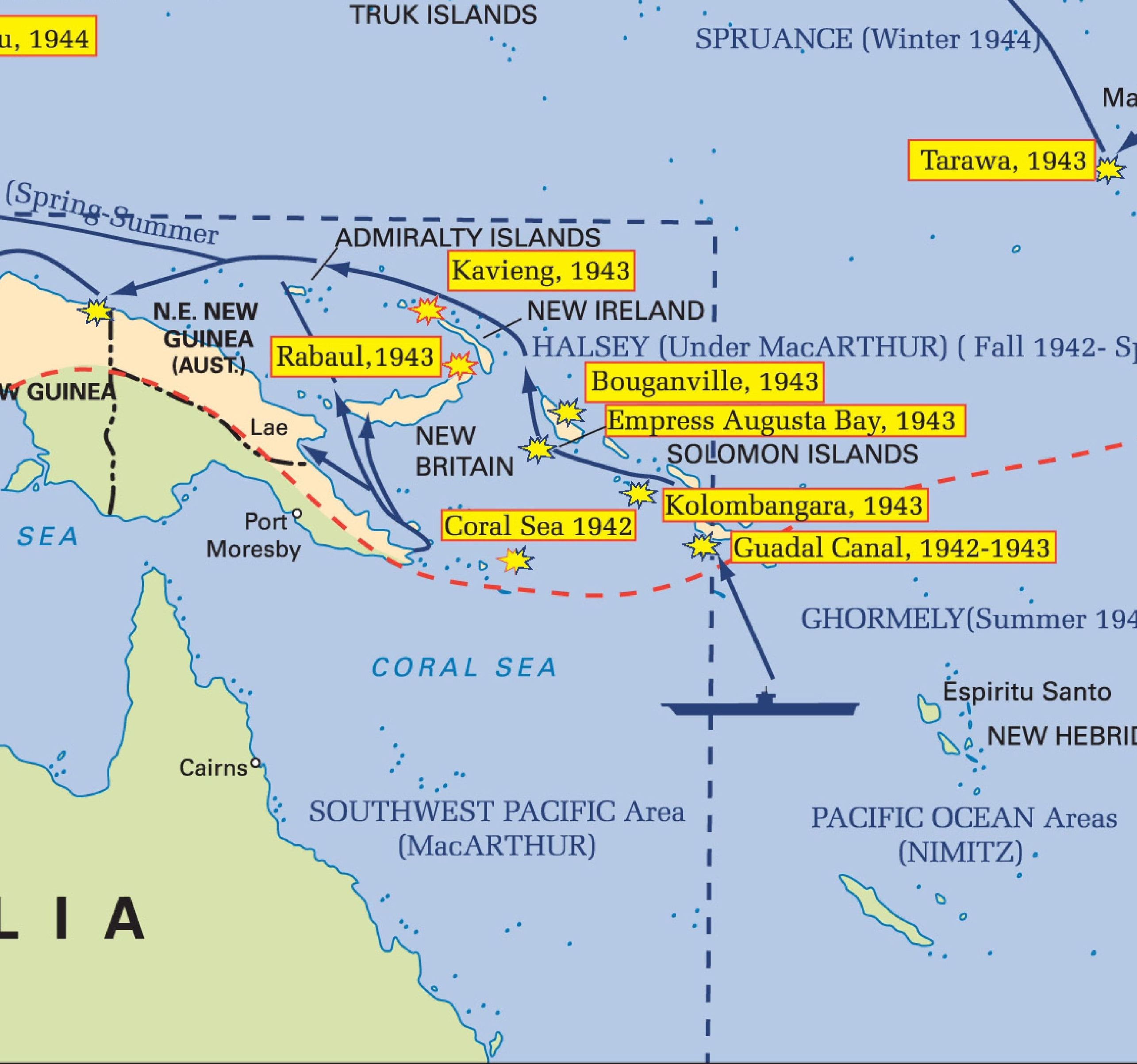 World War II Map of the Pacific Theater, 1941-1945 - Etsy
