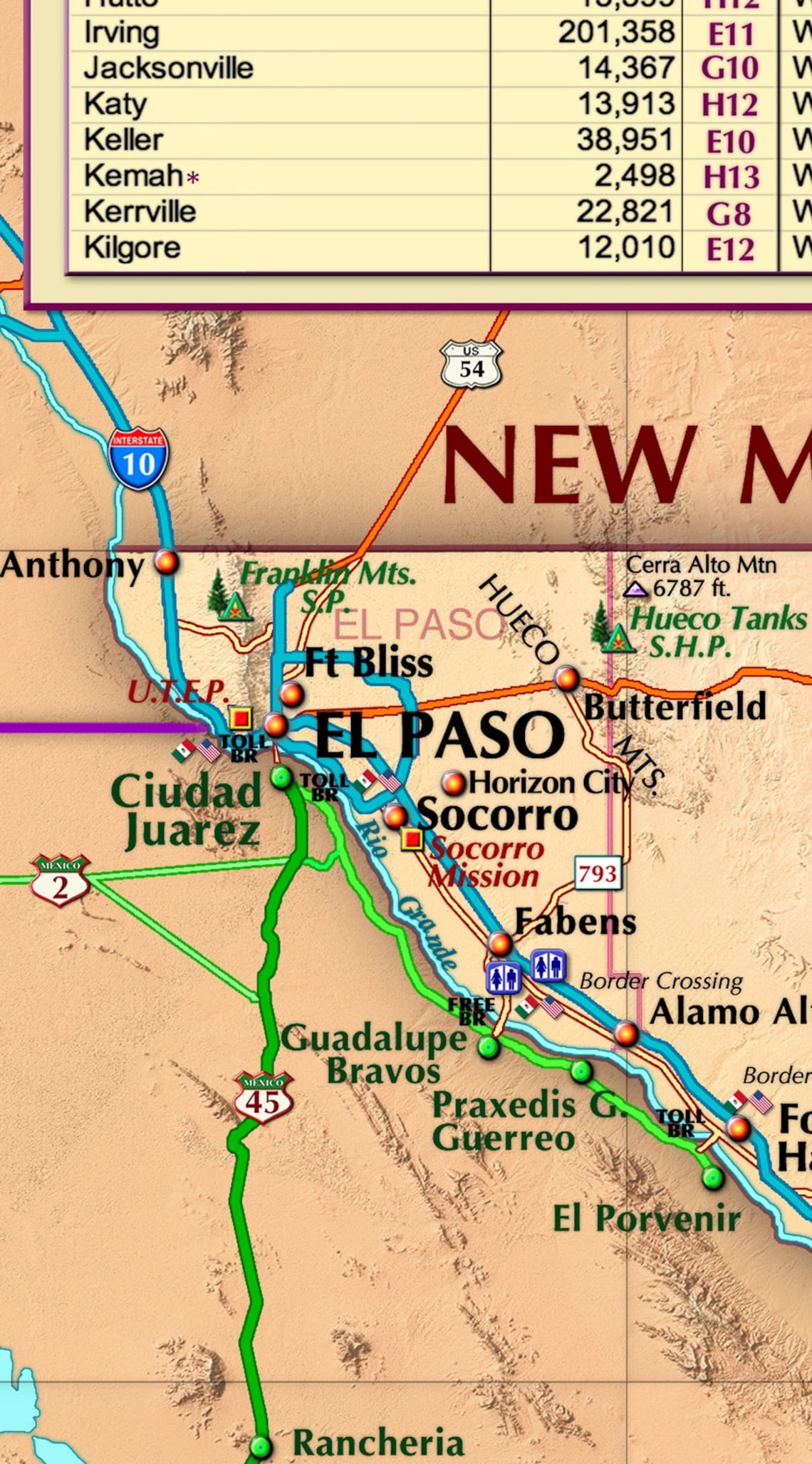 Texas Decorative Wall Map - Paper - 39" W X 36" H - Etsy