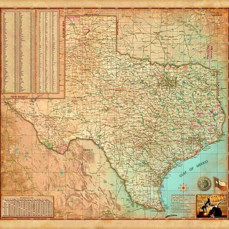 Texas Wall - Etsy