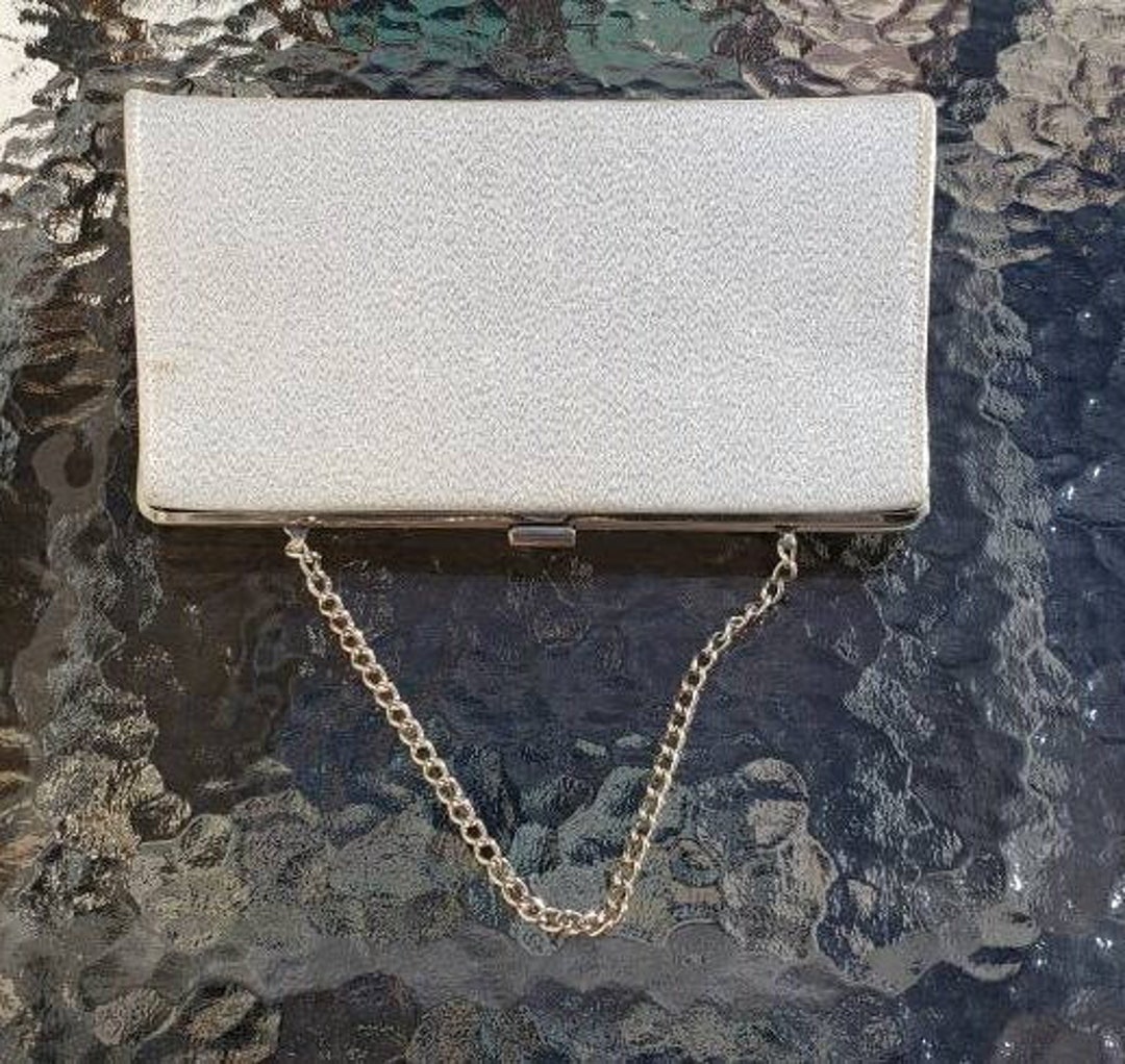 1960s "rachel" Silver Metallic Purse - Etsy