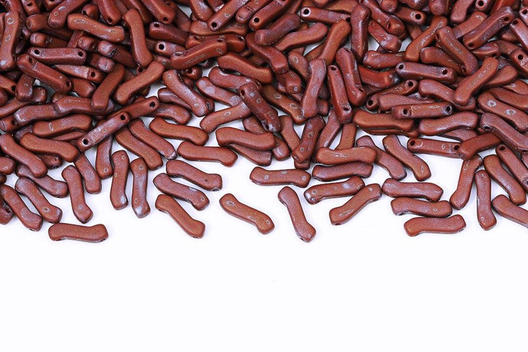 Z Beads 3×10mm Chocolate Nebula Matt 2-hole Czech Beads - Etsy