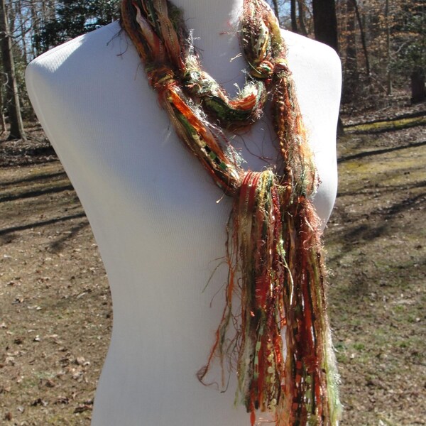 Ladder Yarn Scarf Pattern - Etsy