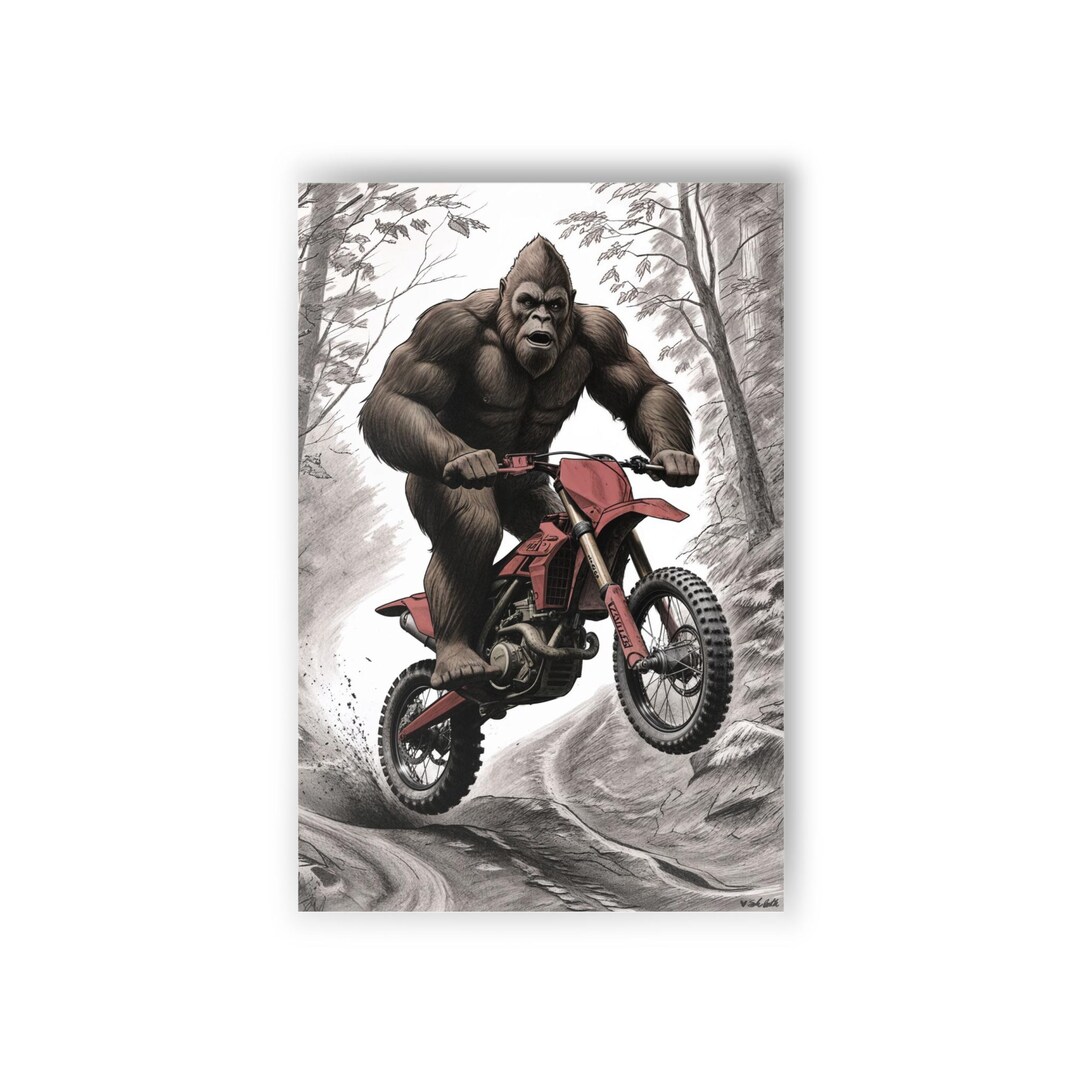 Big Foot Postcards Set 10pcs Funny Collectible Outdoor Enthusiast Cards ...
