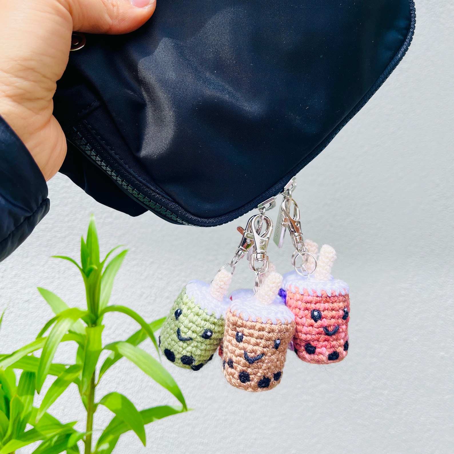Boba Amigurumi Keychains milk Tea Thai Tea Taro Milk Tea - Etsy