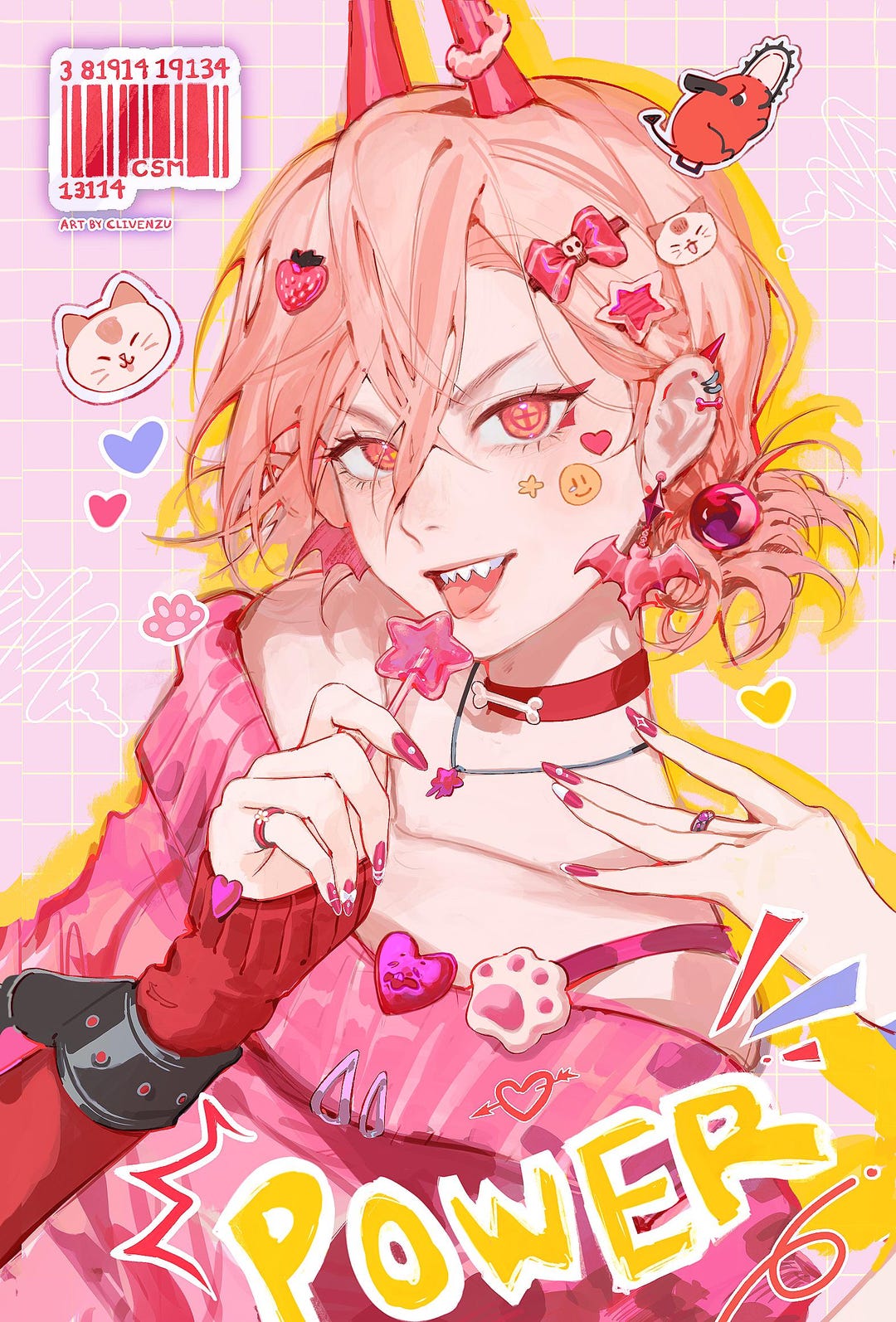 Y2K Demon Girl Print - Etsy