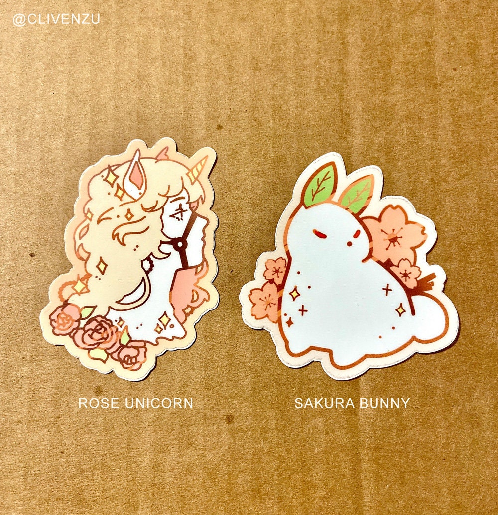 Cute 3 Vinyl Stickers ASSORTED - Etsy Canada