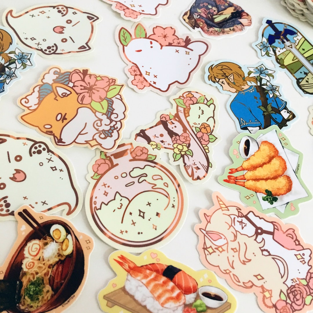 Cute 3" Vinyl Stickers - ASSORTED - Etsy Canada