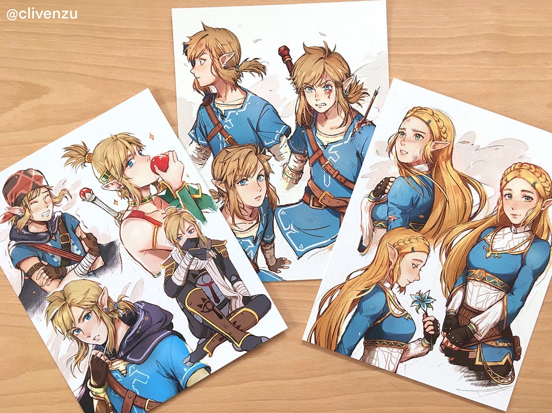BOTW Character Sheet - Prints - Etsy