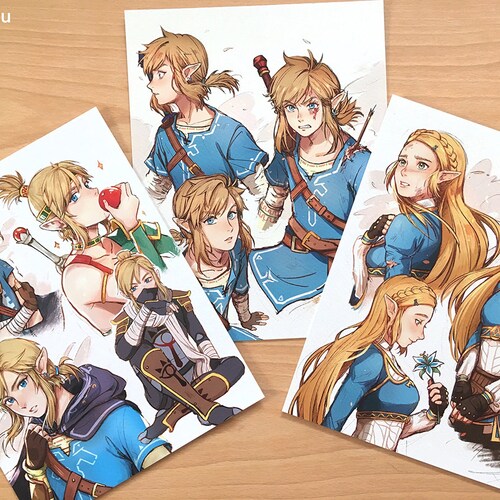 BOTW Character Sheet Prints - Etsy