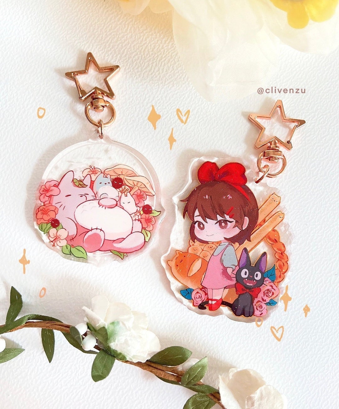 Cute Assorted SG Acrylic Keychains - Etsy