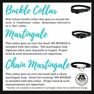 Bright Static Dog Collar, Cat Collar, Made to Order Available in Buckle ...