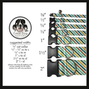 Bright Static Dog Collar, Cat Collar, Made to Order Available in Buckle ...