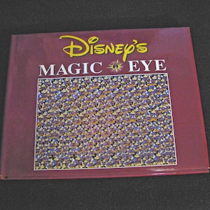 DISNEY'S MAGIC EYE Book 1997 Vintage Children's Book Like New With Dust ...