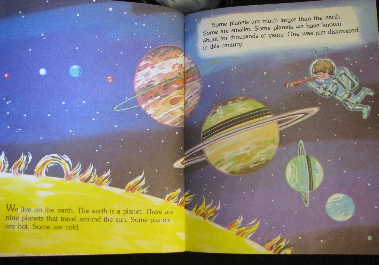 My FIRST BOOK of the PLANETS (1985) Little Golden Book - Non-fiction ...