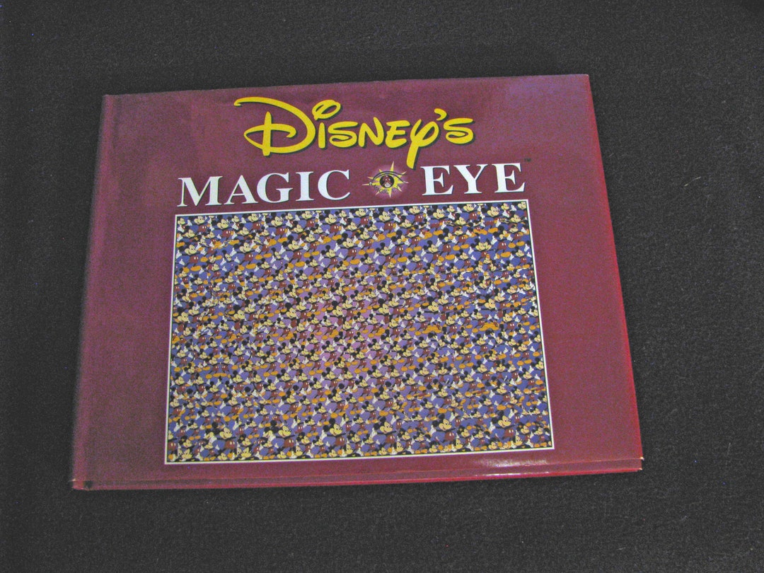 DISNEY'S MAGIC EYE Book 1997 Vintage Children's Book Like New With Dust ...
