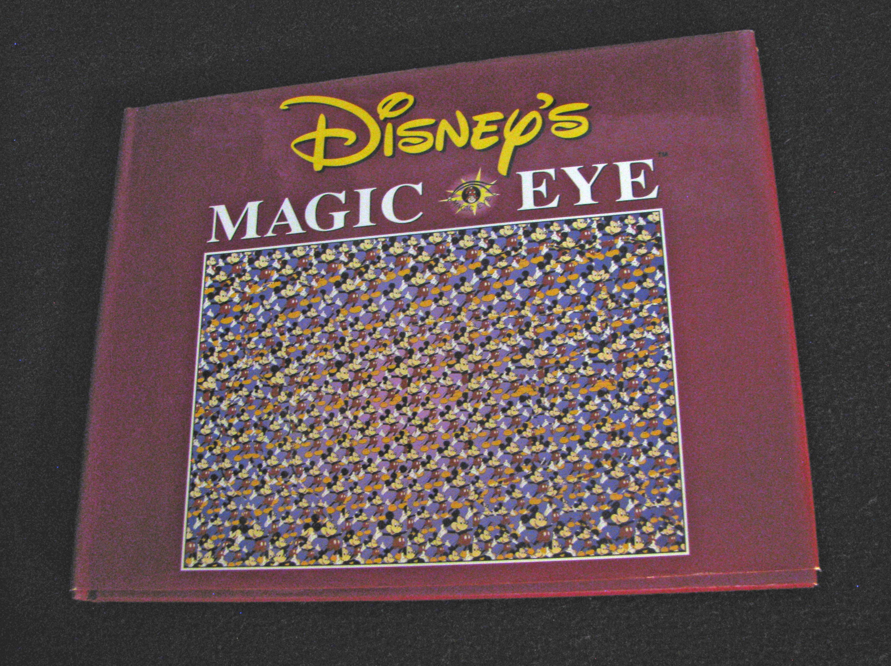 DISNEY'S MAGIC EYE Book 1997 Vintage Children's Book Like New With Dust ...