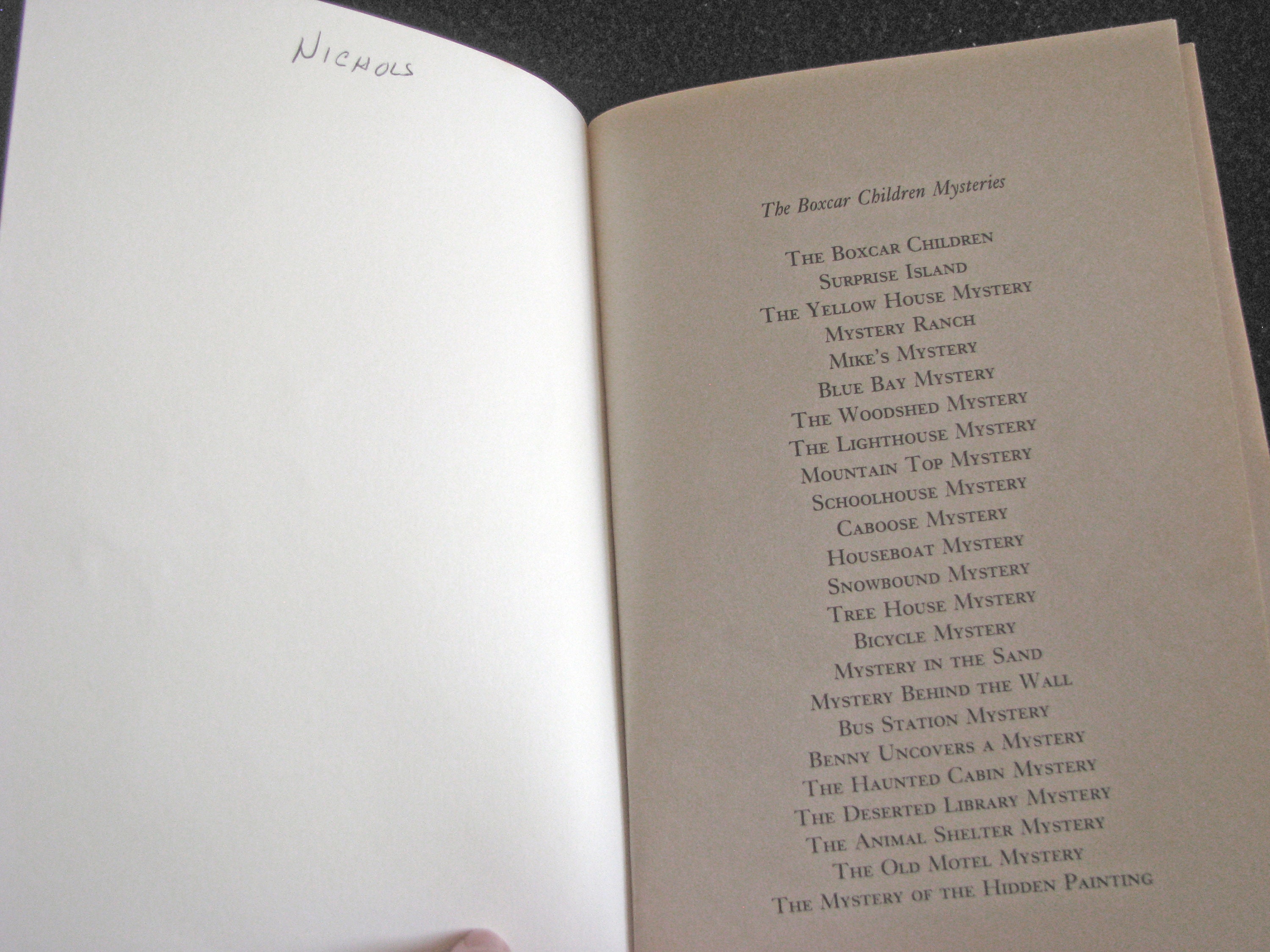 The BOXCAR CHILDREN the Mystery of the Hidden Painting (1992) by ...