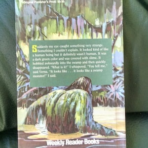 The HORRIBLE SWAMP MONSTER (1984) Young Readers Chapter Book - Weekly ...
