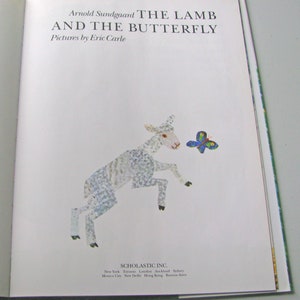 The LAMB and the BUTTERFLY (1988) by Arnold Sundgaard - Like NEW ...