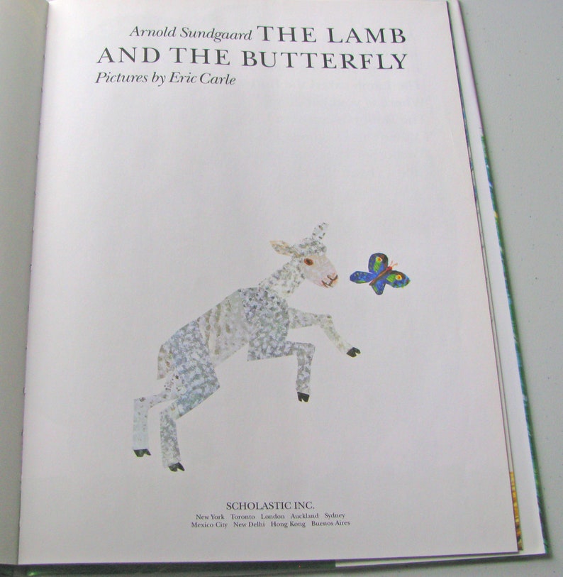 The LAMB and the BUTTERFLY 1988 by Arnold Sundgaard Like NEW Condition ...