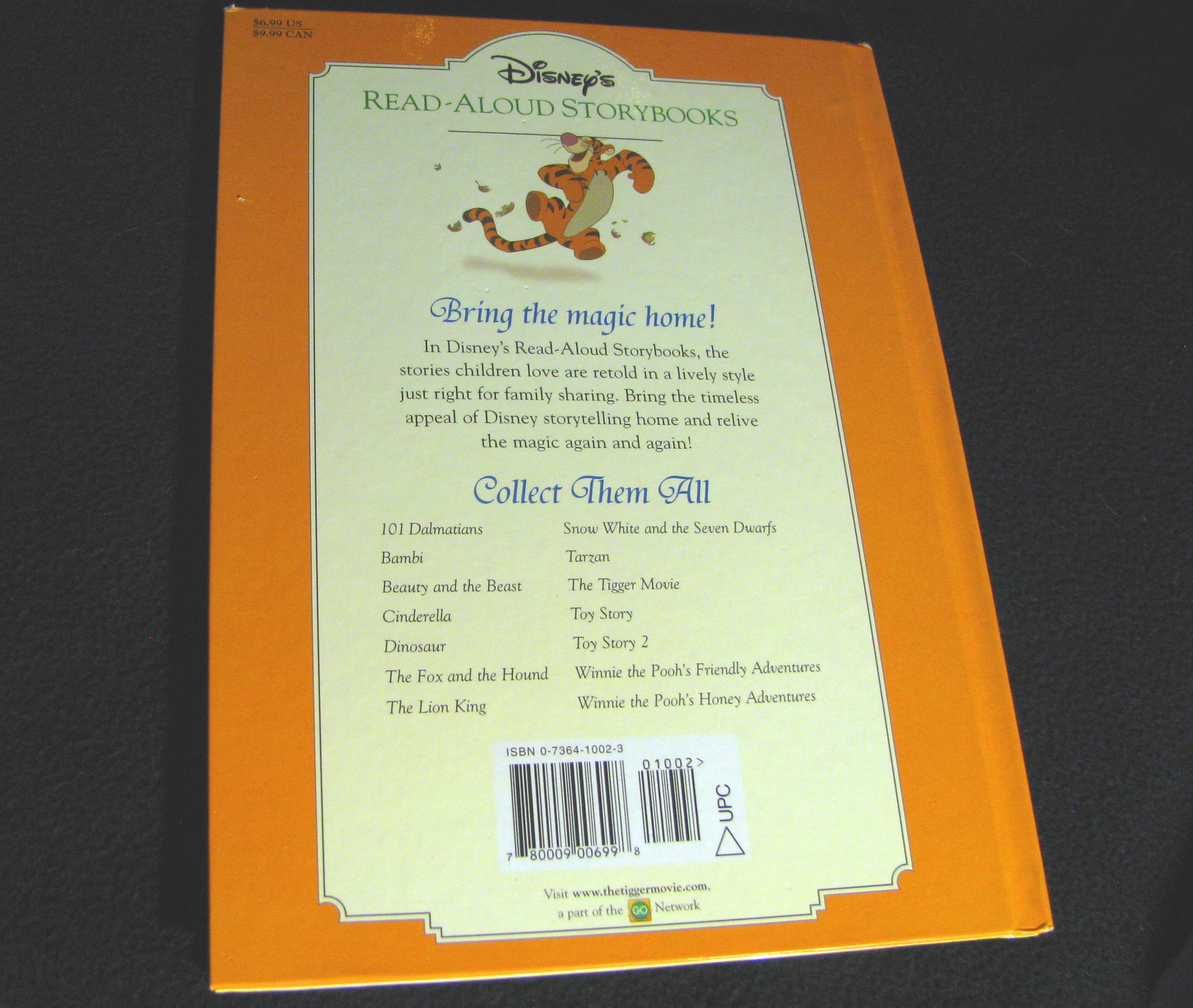 THE TIGGER MOVIE 2000 Disney's Vintage Read-aloud - Etsy