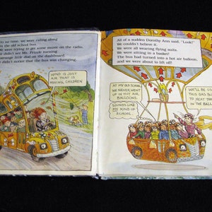 The MAGIC SCHOOL BUS Inside A Hurricane (1995) Vintage Children's Book ...