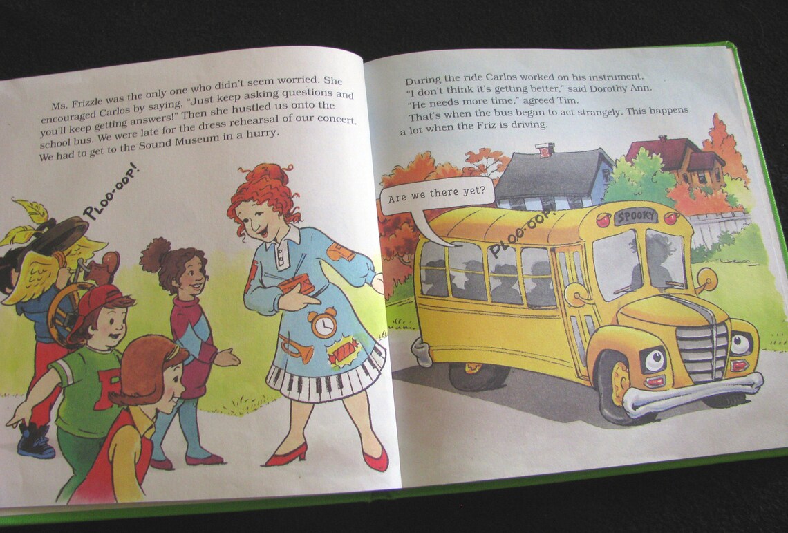 The MAGIC SCHOOL BUS in the Haunted Museum 1995 by Joanna Cole Vintage ...