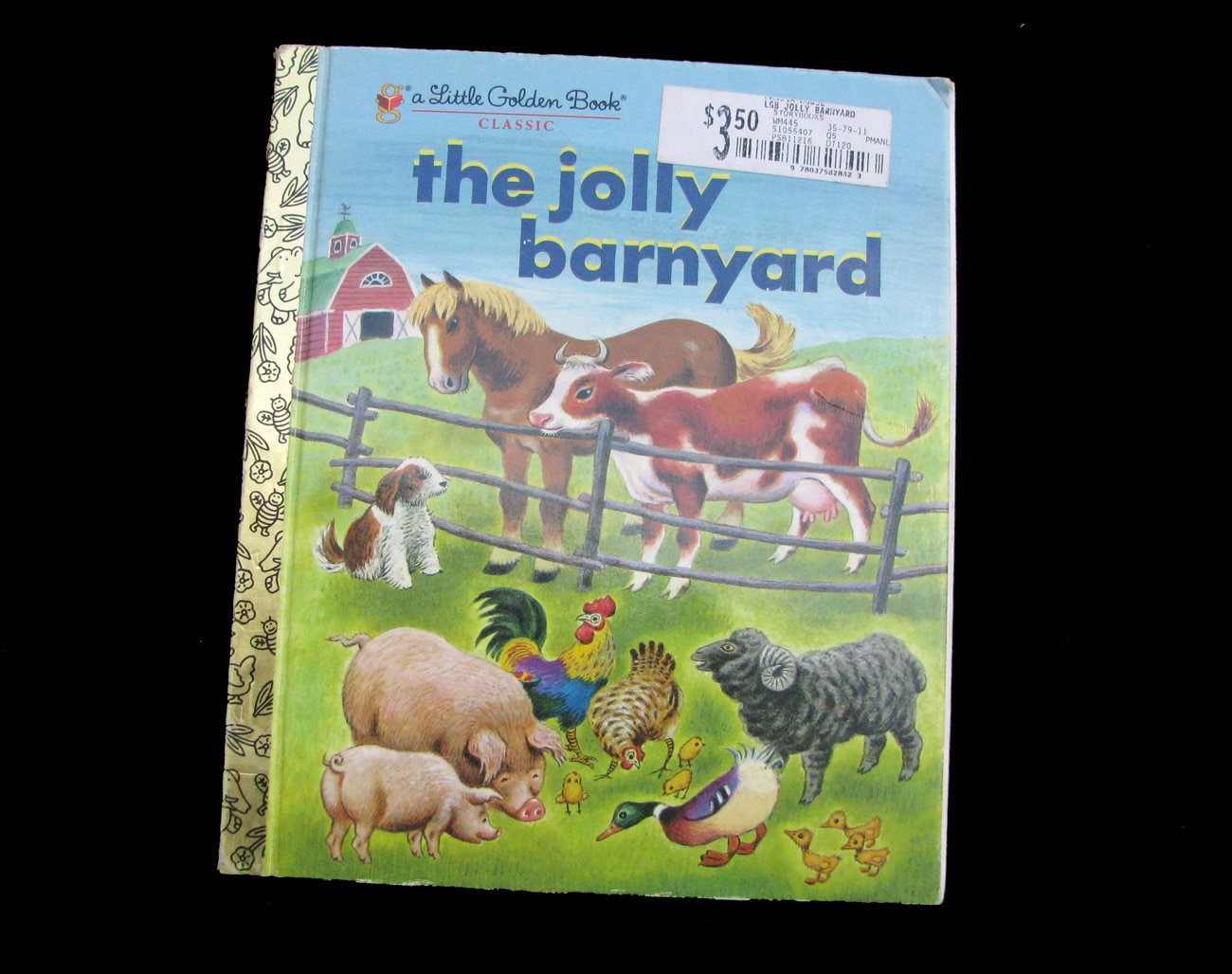 The JOLLY BARNYARD (1978) Little Golden Book - Vintage Children's Book ...