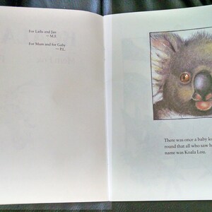 KOALA LOU (1988) Vintage Children's Book - Excellent Condition Soft ...